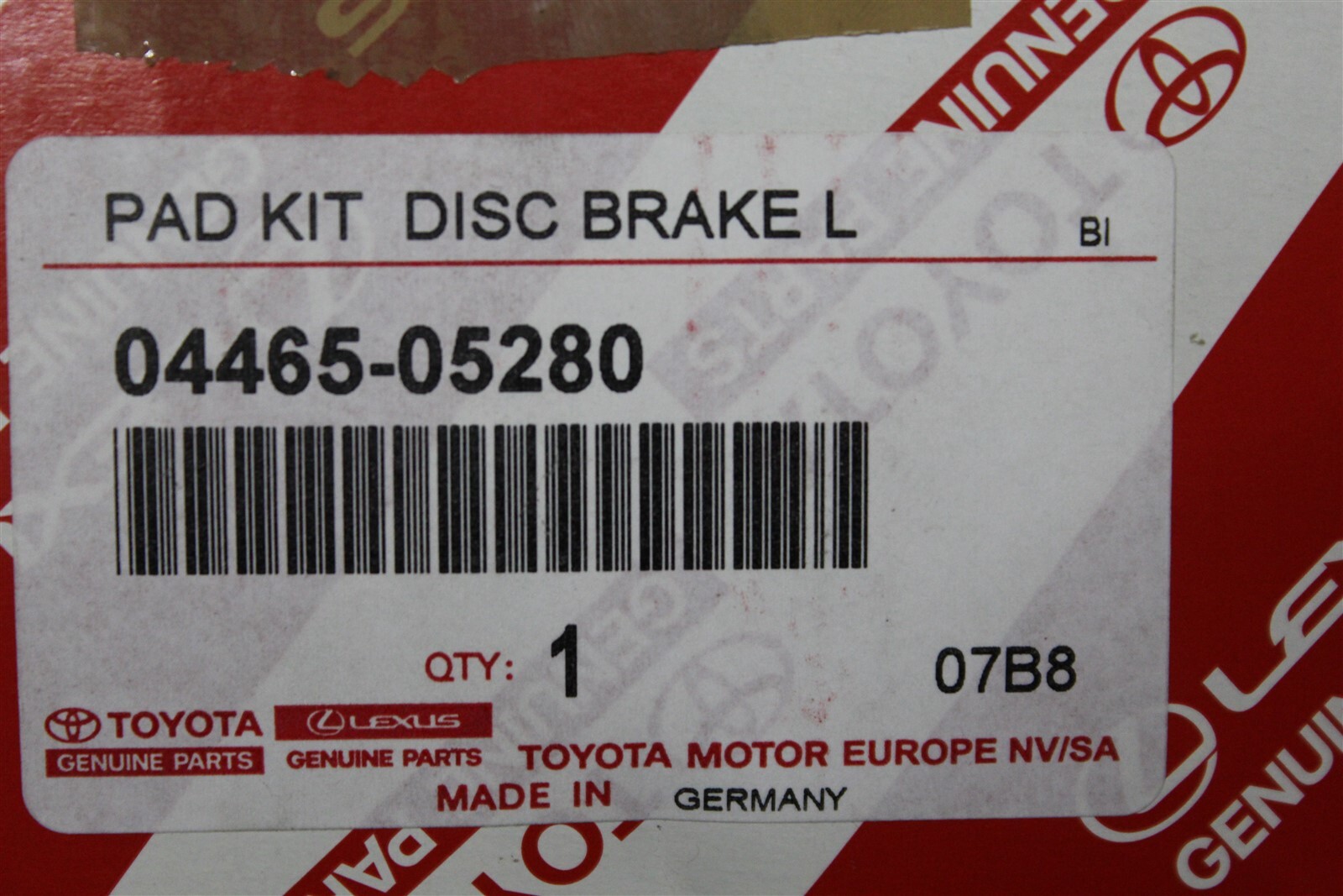 04465-60280 Brake Pads New genuine Toyota part | eBay