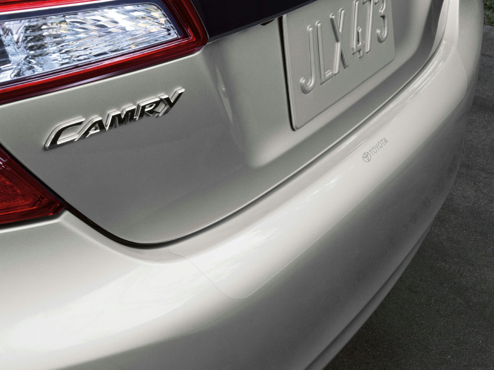 2012-2014 Toyota Camry Clear Rear Bumper Applique PT747-03120 OEM ...