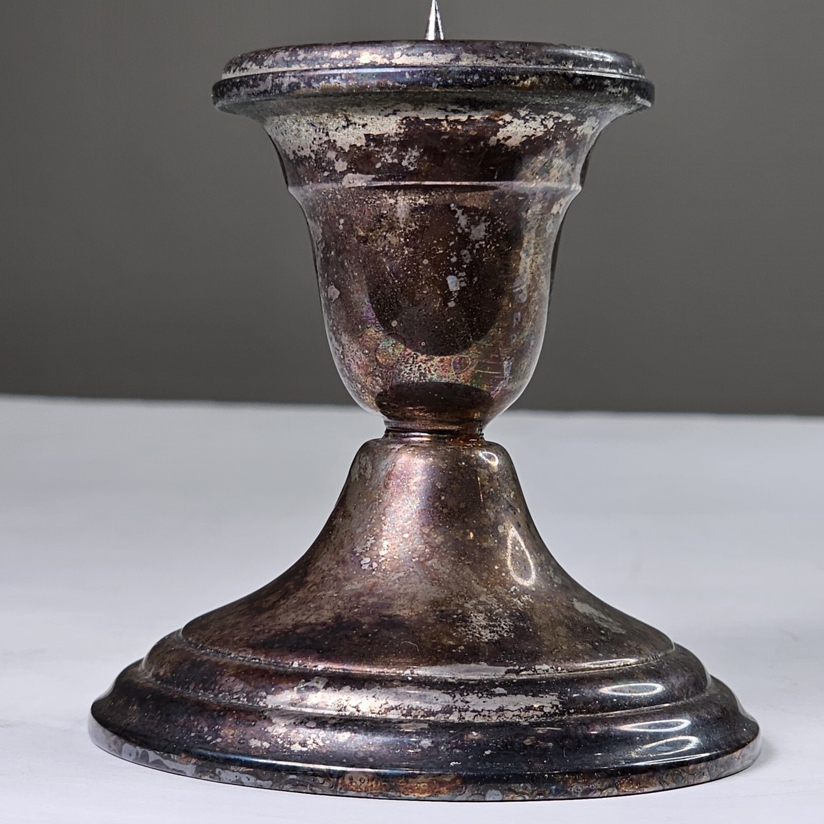 Vintage Pilgrim Silver Plated Candle Holders Vintage Victorian Era