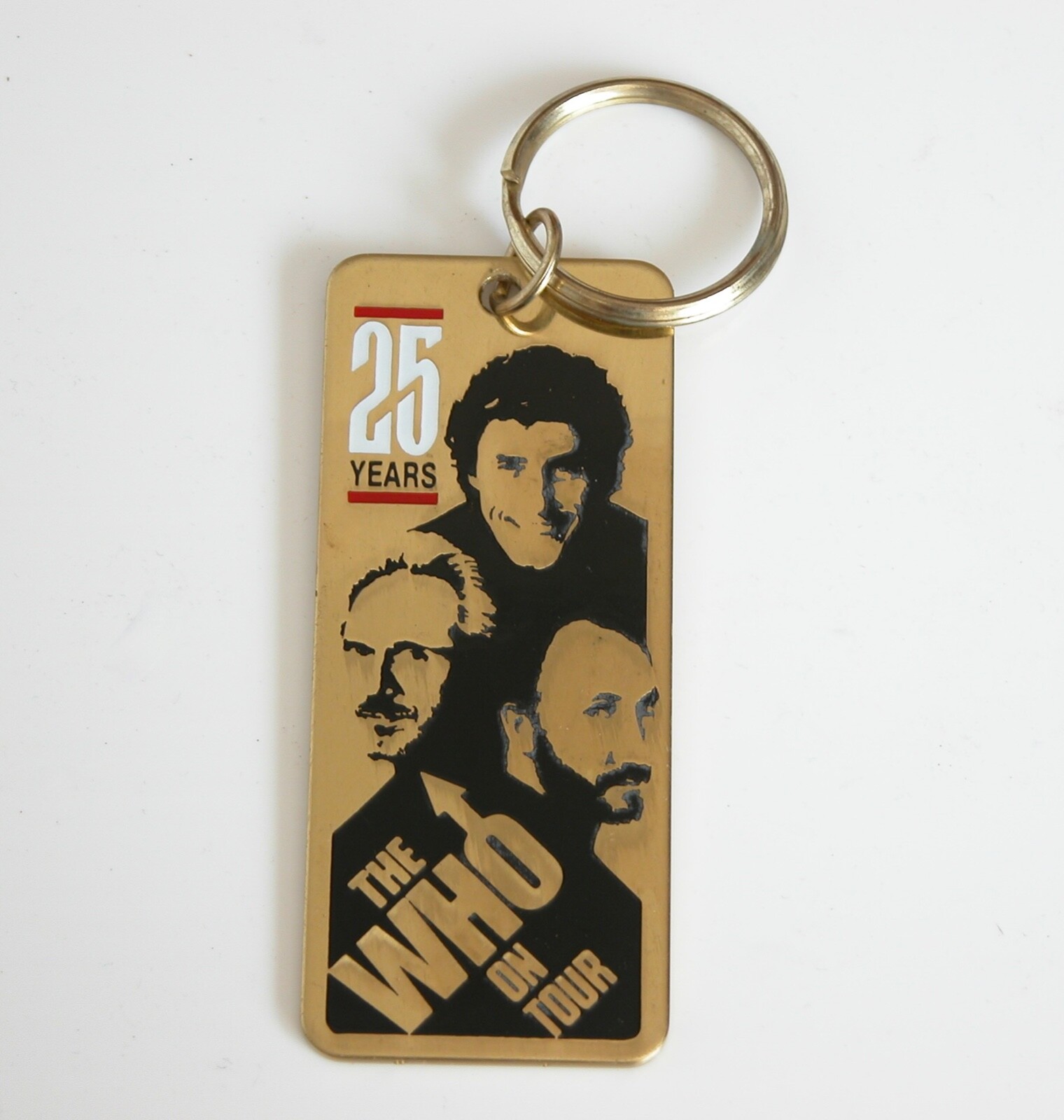 The WHO Band on tour 25 Years Keychain Golden Ticket | eBay