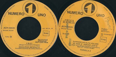 Disco 45 Tours Edward Badu - 1941 Formule 3 - Se Non Et 'Amour Cos ' Et ...