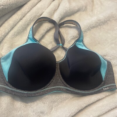 Freya 38DD Active Carbon Sonic Molded Underwire Sport Bra Style 4892 ...