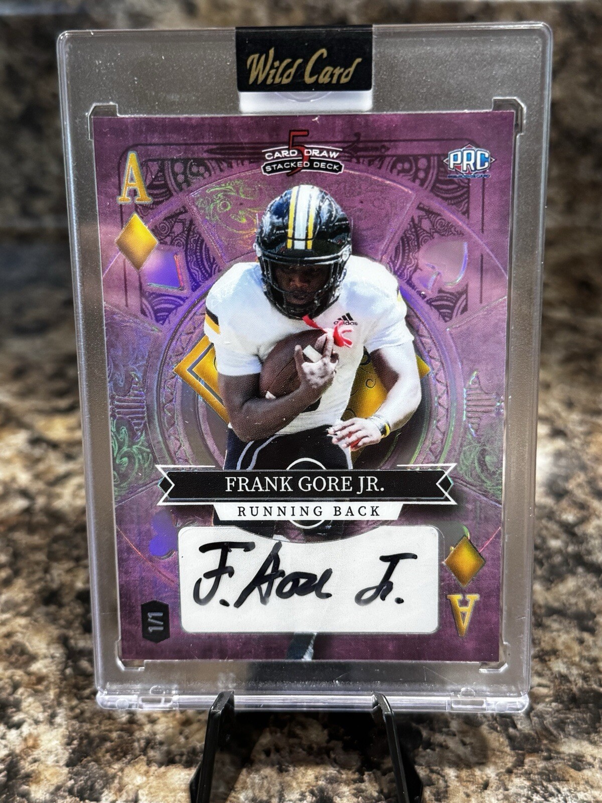 🔥🔥Frank Gore 1/1 Autographed Wild Card Ace of Diamonds🔥🔥 | eBay