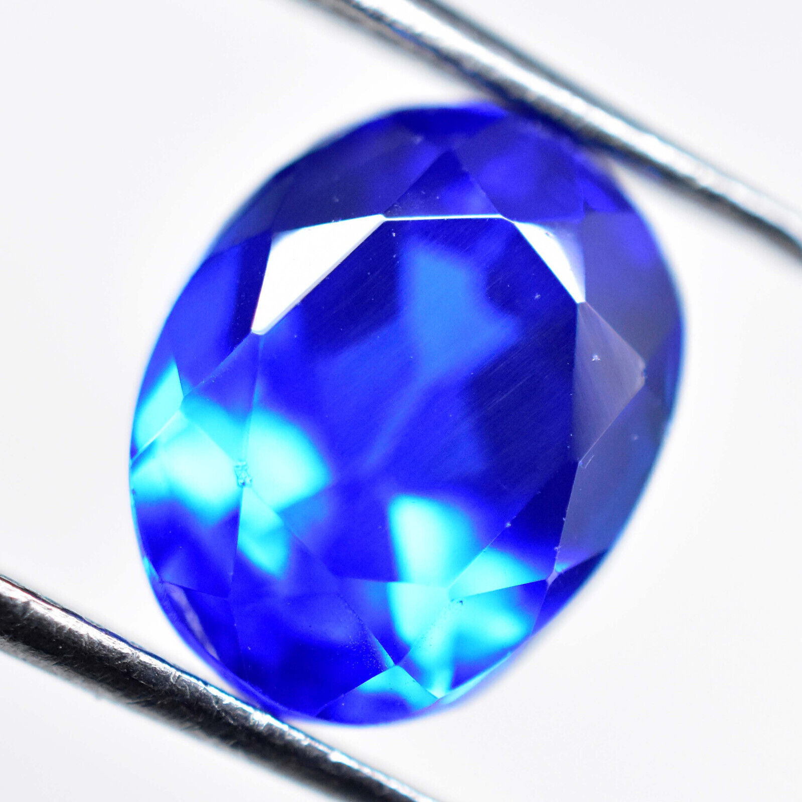 6 Ct Natural Luster Blue Tanzanite Oval Cut Certified Stunning Loose ...