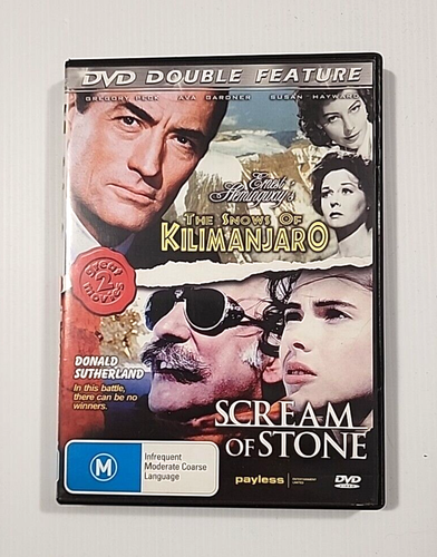 The Snows of Kilimanjaro/Scream of Stone DVD Gregory Peck Donald ...