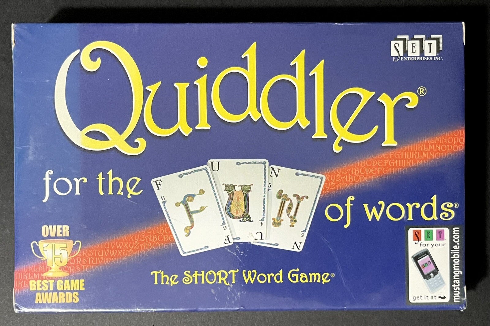 Vintage 1998 Quiddler for the Fun of Words The Short Word Game NEW ...