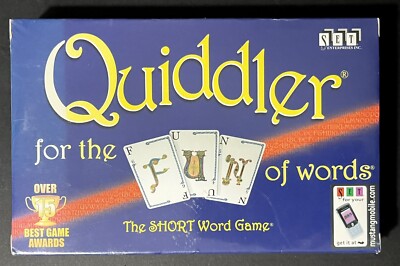 Vintage 1998 Quiddler for the Fun of Words The Short Word Game NEW ...