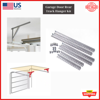 Garage Door Rear Track Hanger Kit Durable Long Lasting Repair Set | eBay