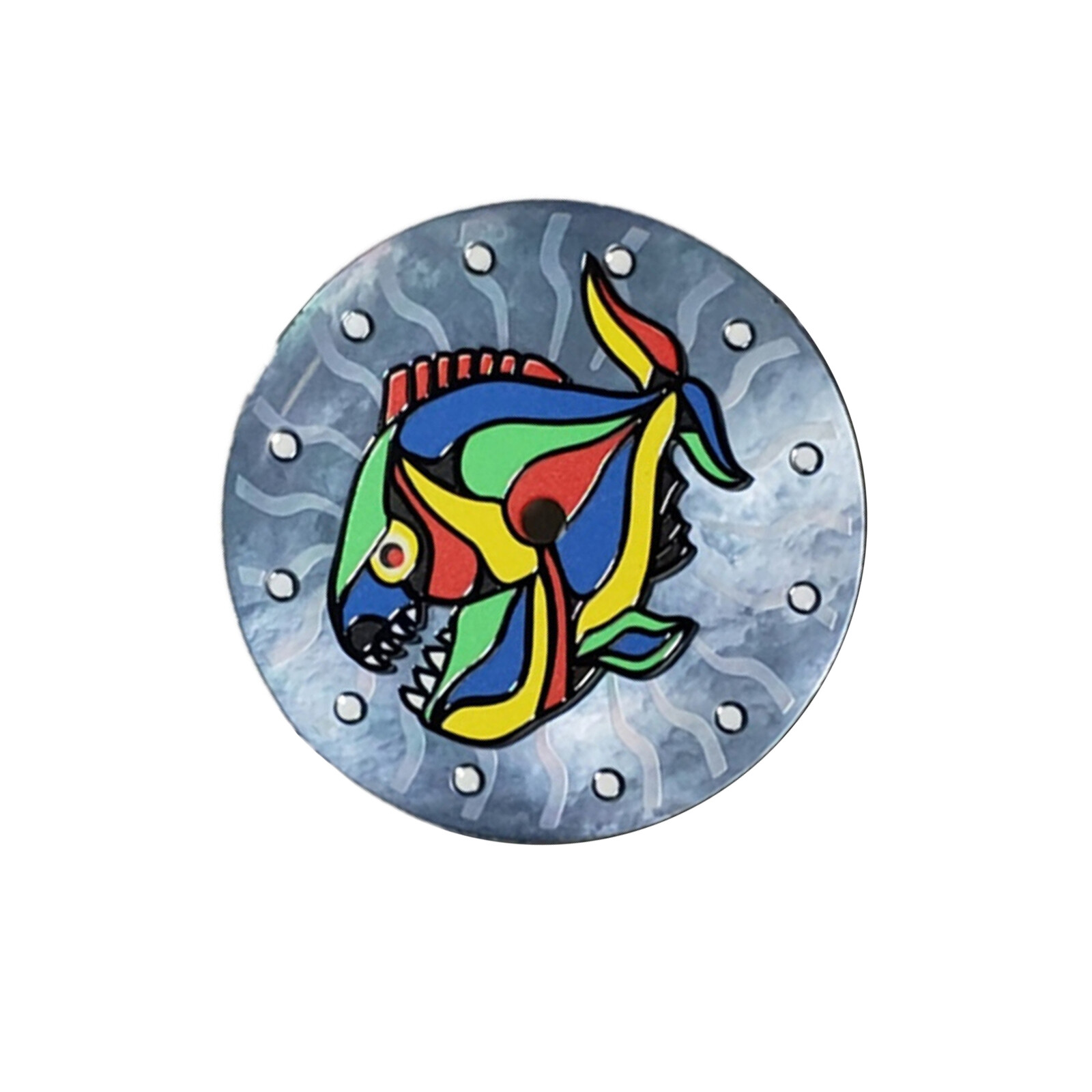 28.5mm Cartoon Fish Pattern Watch Dial For ETA 2836 2824 NH35/36 8215 ...