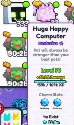 Pet sim 99 - Huge Happy Computer (ROBLOX GAME) | eBay