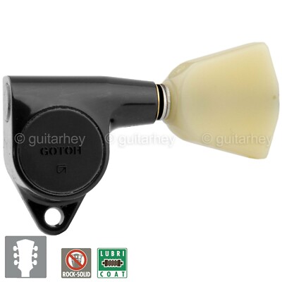 NEW Gotoh SG301-P4N Tuners w/ Keystone Buttons Tuning Keys Set 3x3 ...