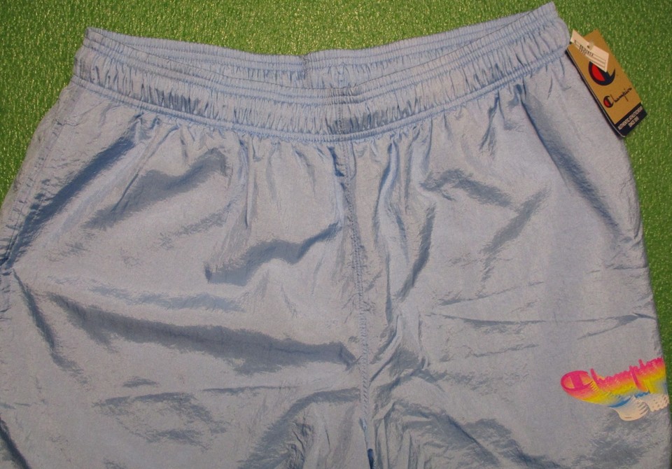 Champion Men's Swim Shorts, Blue, Mesh Lined, Polyester, Size L, New | eBay