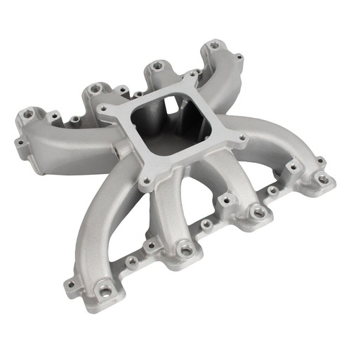 Single-Plane EFI Intake Manifold w/ Fuel Rails 4150 For GM Gen III/IV ...