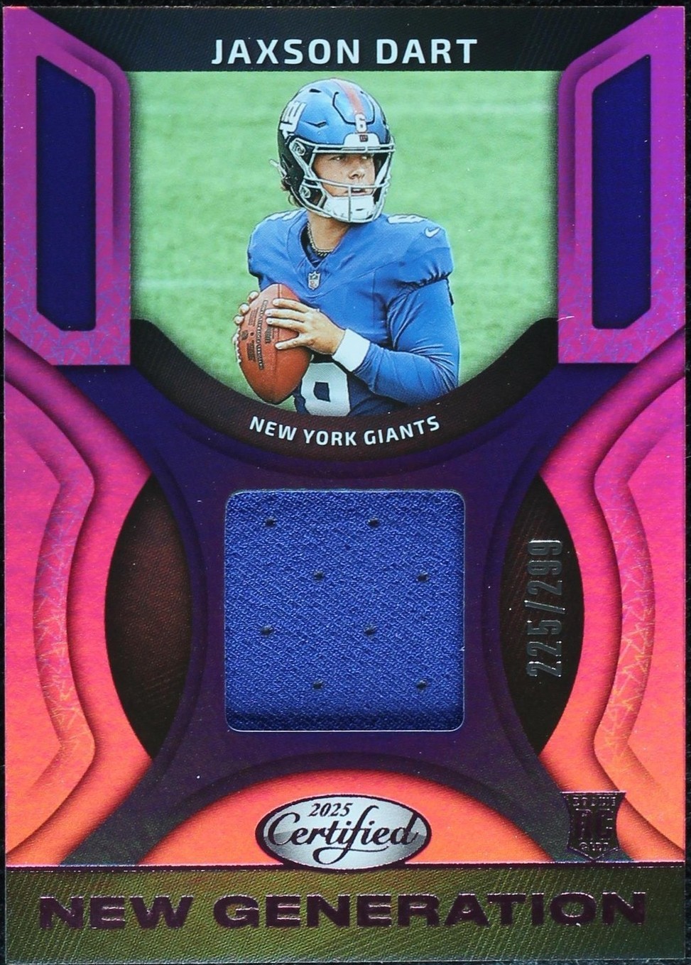 2025 Panini Certified - New Generation Jerseys Mirror Jaxson Dart #NGJ ...
