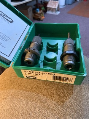 RCBS Small Base 2 Die Set 223 .223 Remington 5.56 NATO Reloading ...