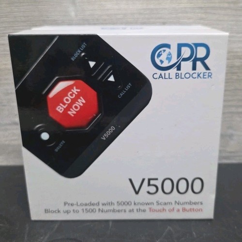 CPR V5000 Call Blocker For Landline Phones Stop Spam Caller Sealed In ...