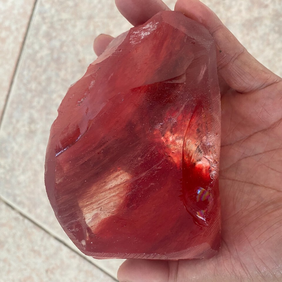 Large Natural Red Quartz Ruby Big Crystal Jumbo Raw Stone Rough ...