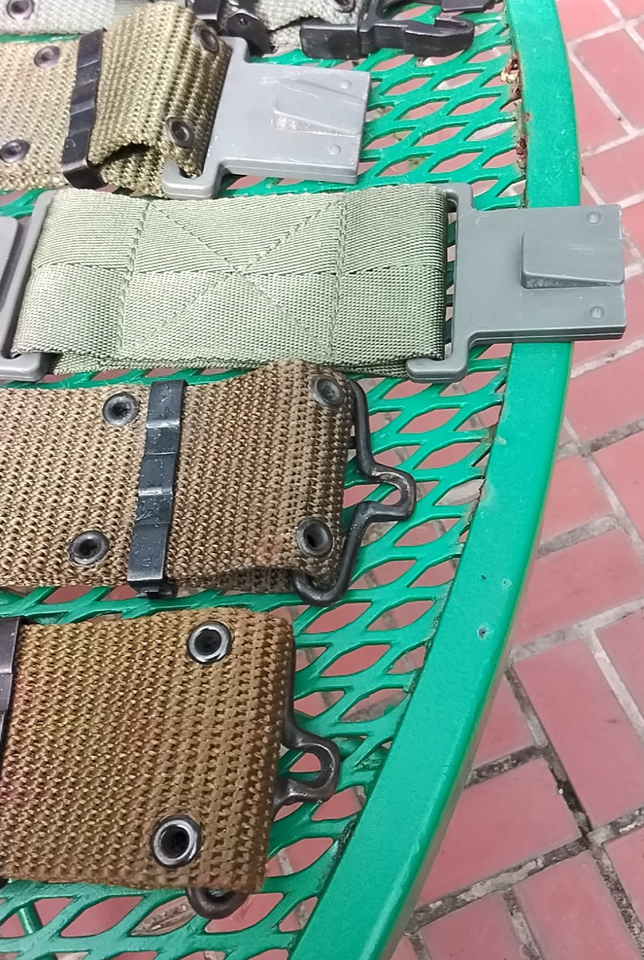 Vintage US Military Surplus Tactical Equipment Nylon Belts Sizes S-L ...