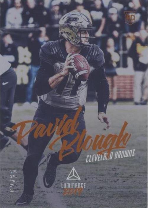 2019 Panini Luminance - Rookie David Blough #143 Orange /25 (RC) for ...