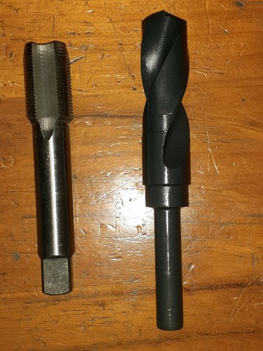 UNF 7/8" X 14 RH HSS Hand Tap + HSS reduced shank tapping drill | eBay