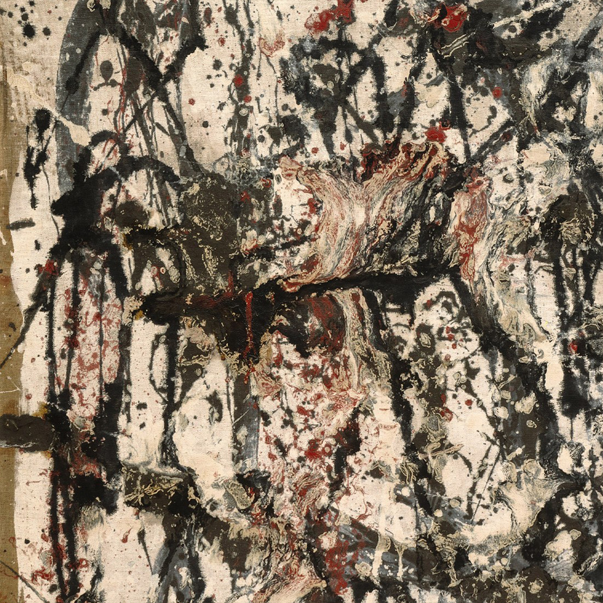 27W"x54H" ENCHANTED FOREST 1947 by JACKSON POLLOCK ARTTOCANVAS CHOICES ...