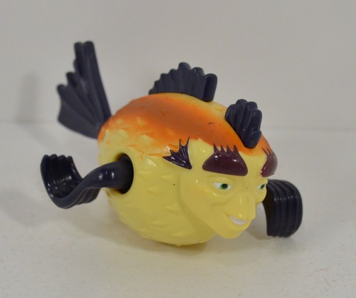 2004 Blowfish Sykes 4.5" Burger King EUROPE Movie Action Figure Shark ...