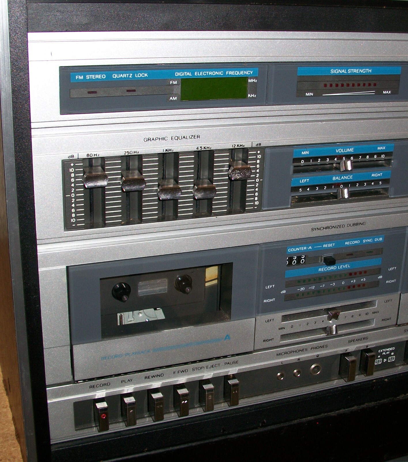 80's Vintage Sears SR 3000 Series 132-91888 45 AM/FM Stereo Phono Dual ...
