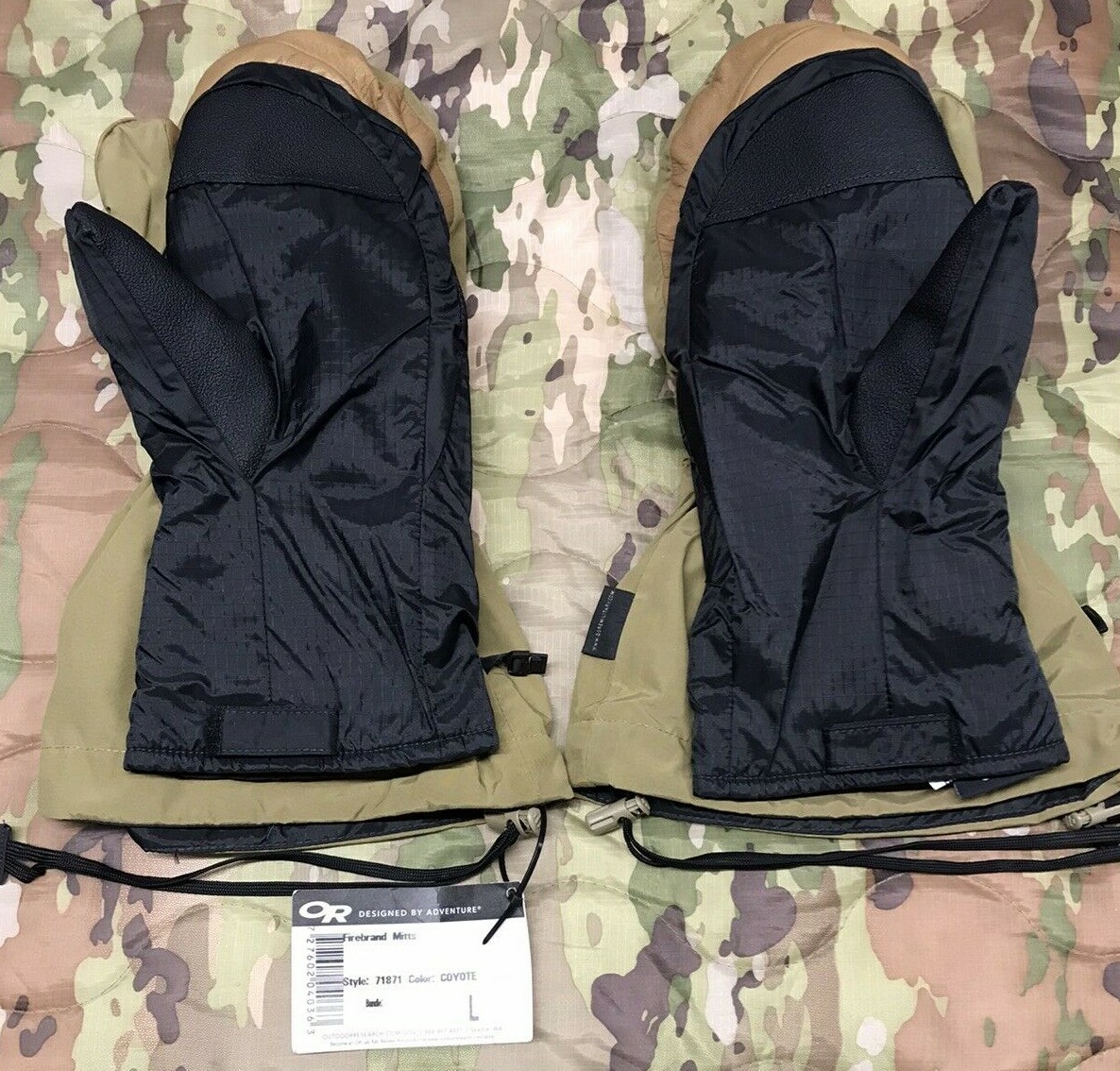 Outdoor Research Coyote Firebrand Extreme Cold Weather Mittens Style ...