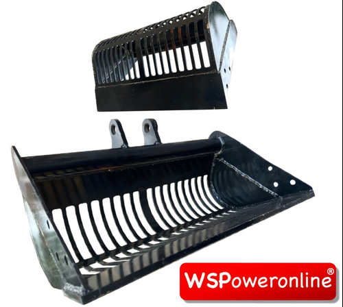 Mini Excavator Riddle Bucket 600mm 25mm Pins | eBay UK