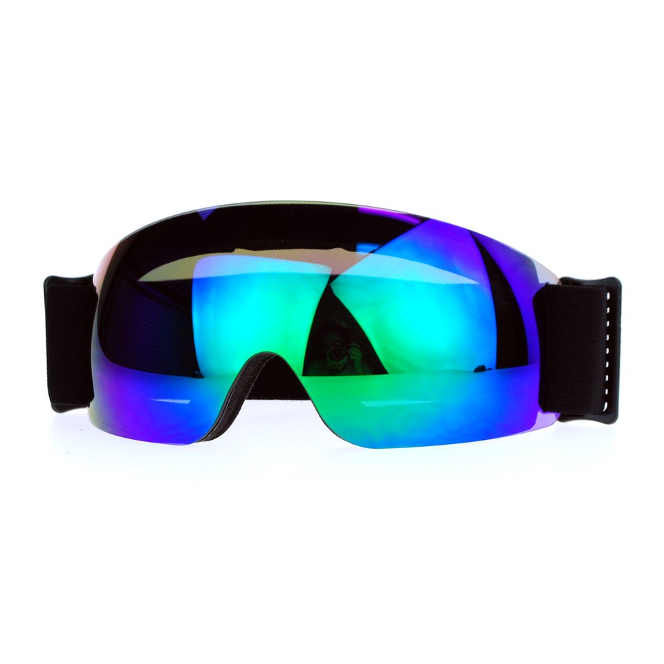 Snowboard Ski Rimless Sports Goggle Color Mirror Antifog Double Lens | eBay