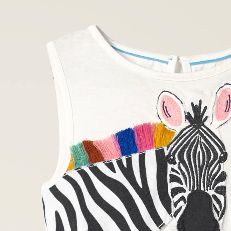 NEW Zebra Girls Sleeveless Rainbow Striped Dress 2T 3T 4T 5T 6 7 8 | eBay