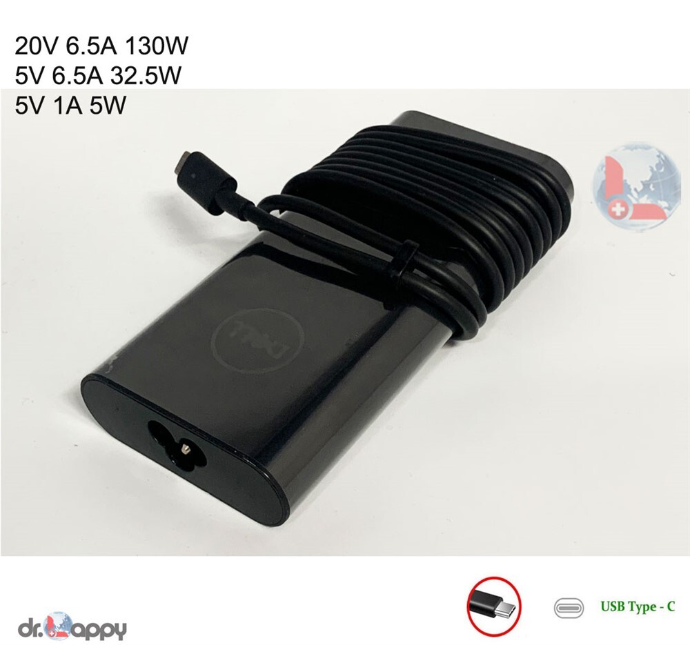 130W USB-C Type Adapter Charger for Dell Precision 5550 5750 3550 3551 ...