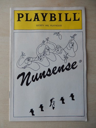 April 1986 - Society Hill Theatre Playbill - Nunsense - Vilma Gil ...