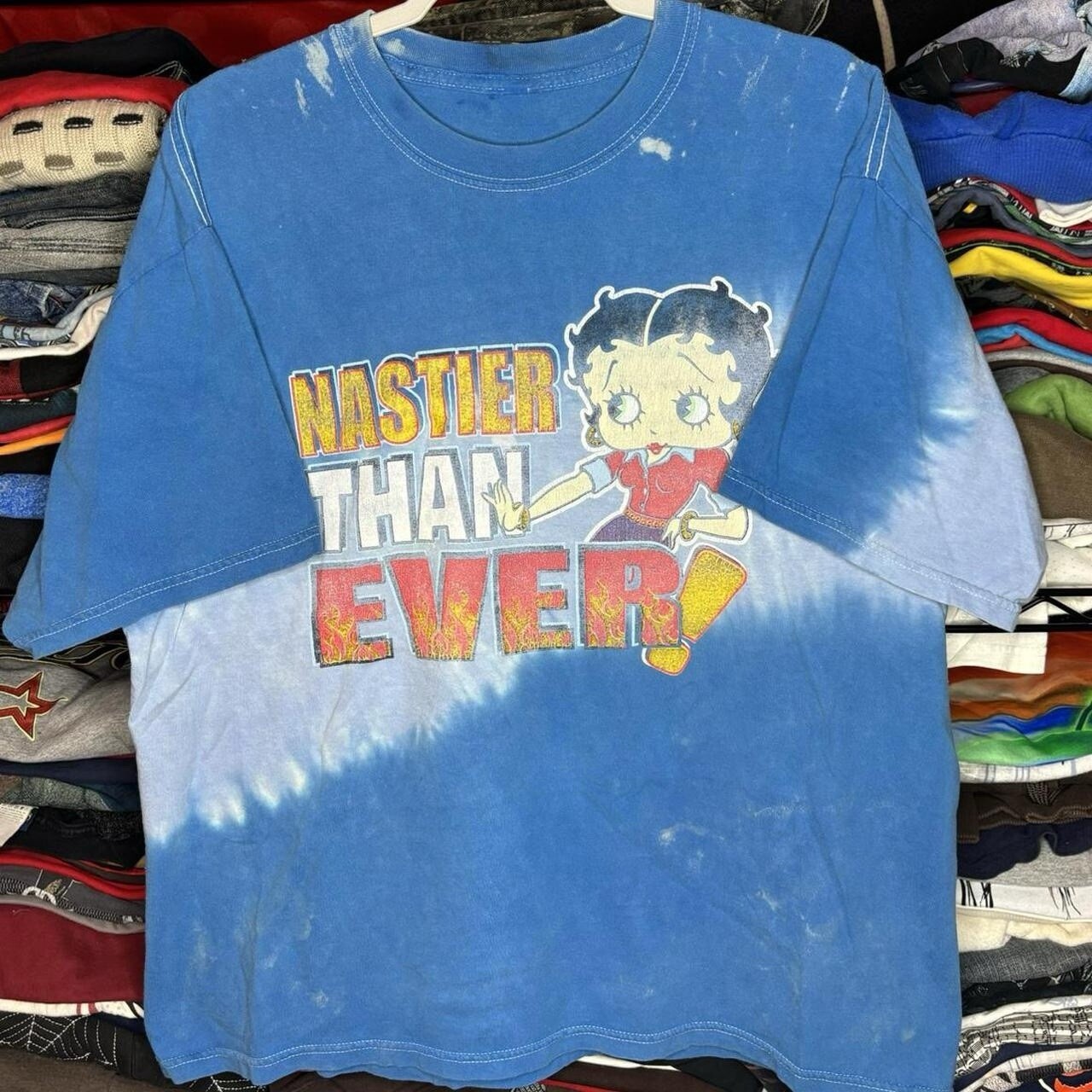 Vintage 2002 Betty Boop “Nastier Then Ever” Tie Dye T… - Gem