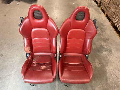 Genuine Honda S2000 Seats and Rails AP1 Red Leather *UC* 602 | eBay UK