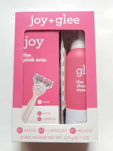 Gillette Joy the Pink Shave set includes 1 Razor Handle,2 Cartridges ,1 ...