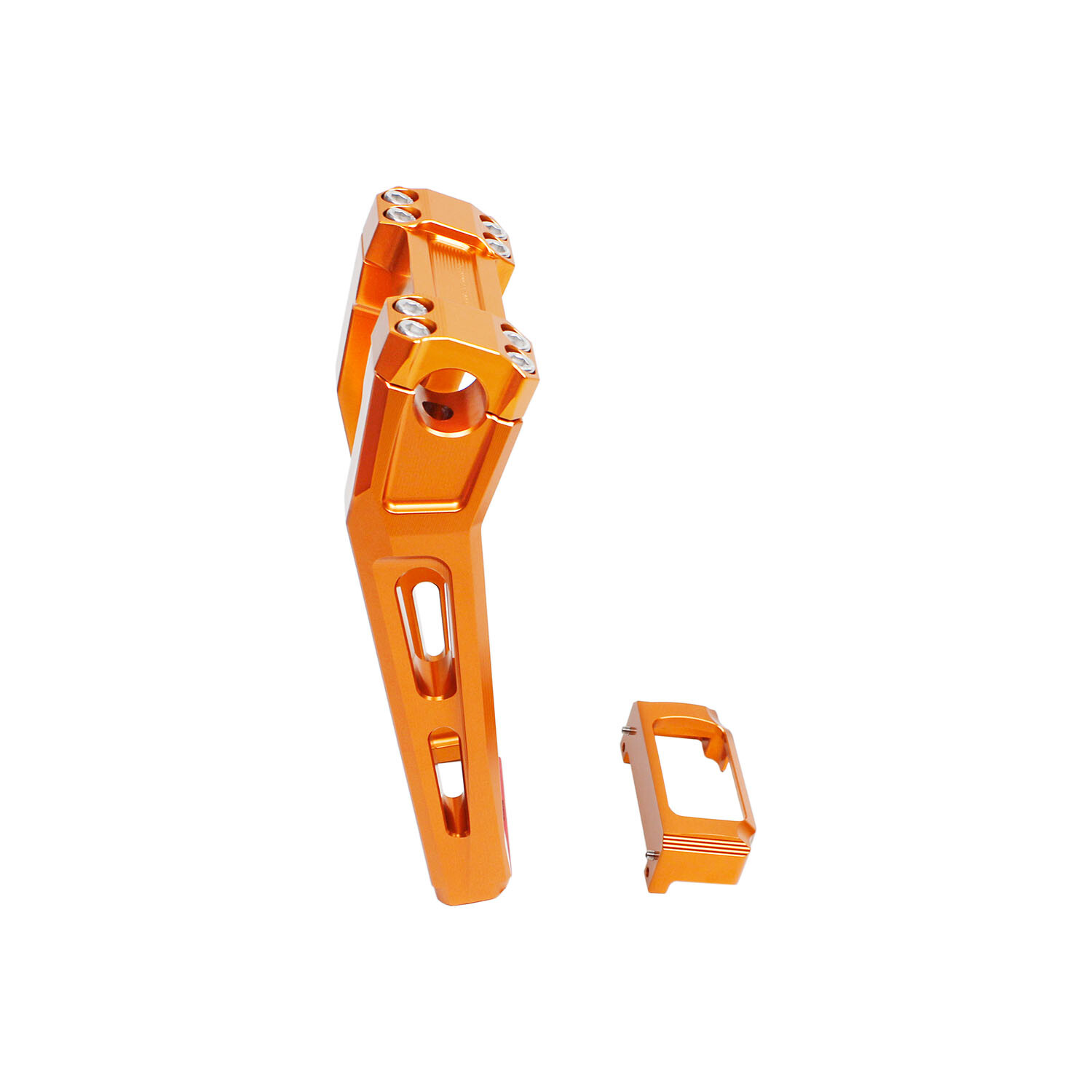 1" Bar 10" Orange Pullback Risers Kit for Harley Street Bob Road King ...