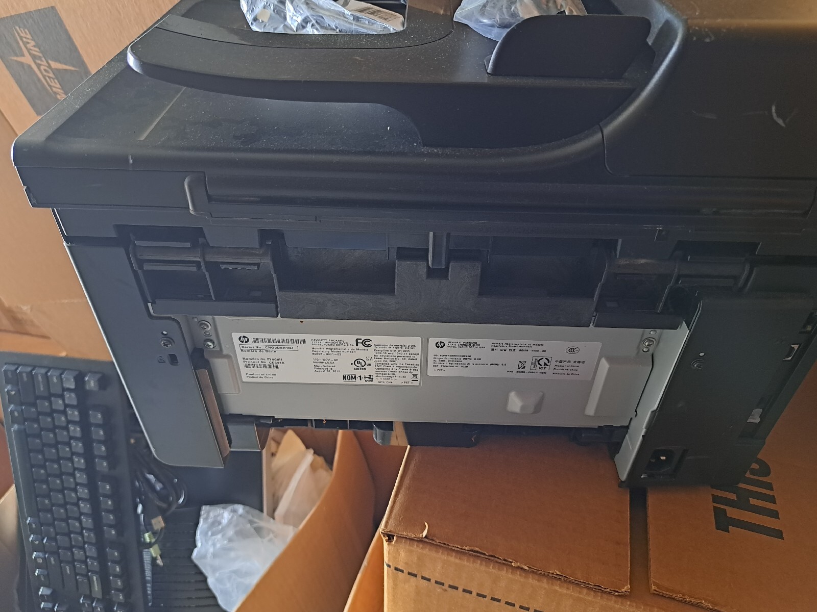 HP LASERJET M1212NF MFP - CE841A Printer All In One Print Fax Scan Copy ...