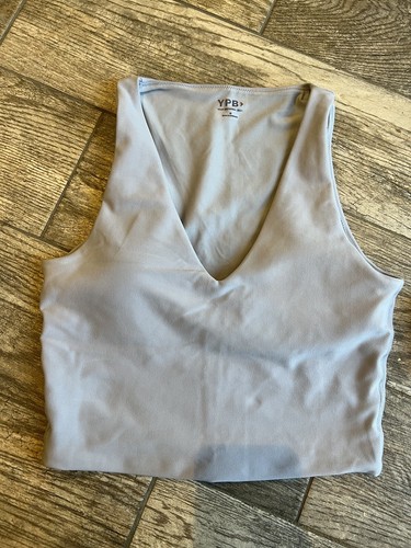 Abercrombie & Fitch Your Personal Best YPB V Neck Tank Crop Top Brisk ...