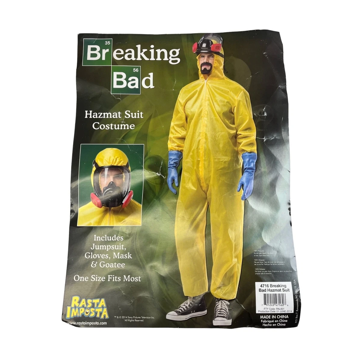 Walter White Breaking Bad Yellow Suit