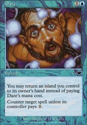 1x Daze - Foil Heavy Play MTG Magic - Kid Icarus - | eBay