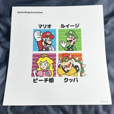 GameStop Shirt Display Poster (Mario Characters) | eBay
