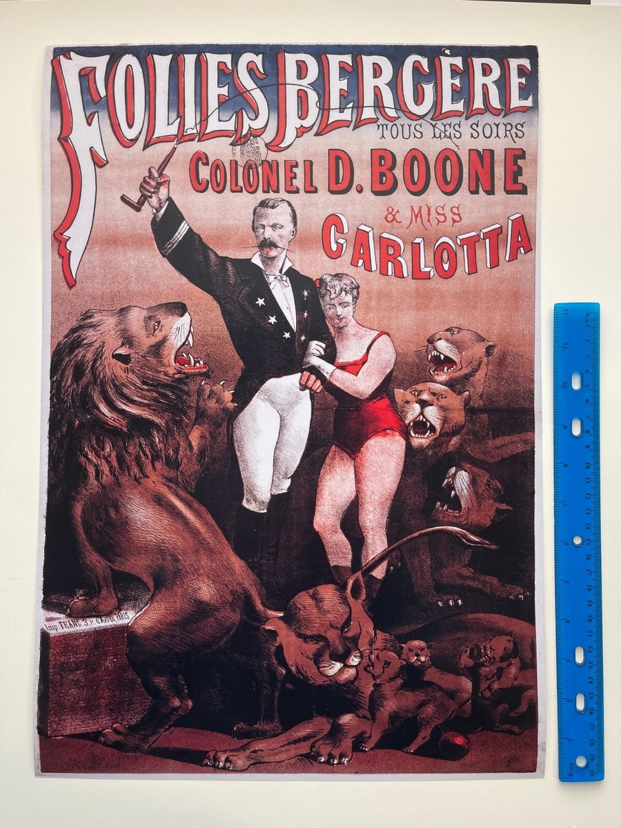 Lion Tamer Circus Poster