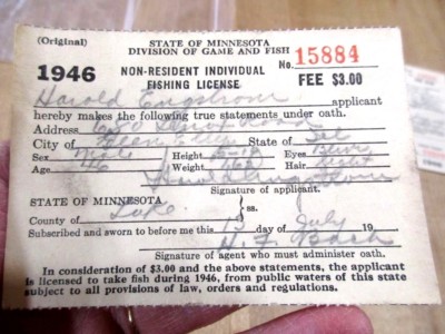 Licenses - Minnesota Fishing License