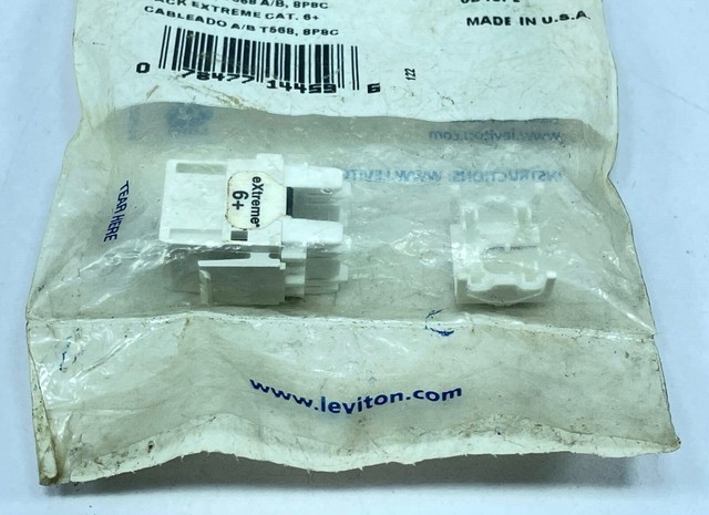 Buy Leviton 61110-RW6 Extreme Cat 6 QuickPort Jack online | eBay