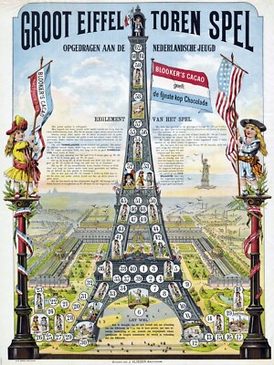 12899.Decor Poster.Wall art.Home vintage interior design.Eiffel Tower ...