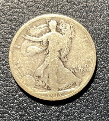 Walking Liberty Half Dollar: 1917-D. Obverse. VG (#100072) | eBay