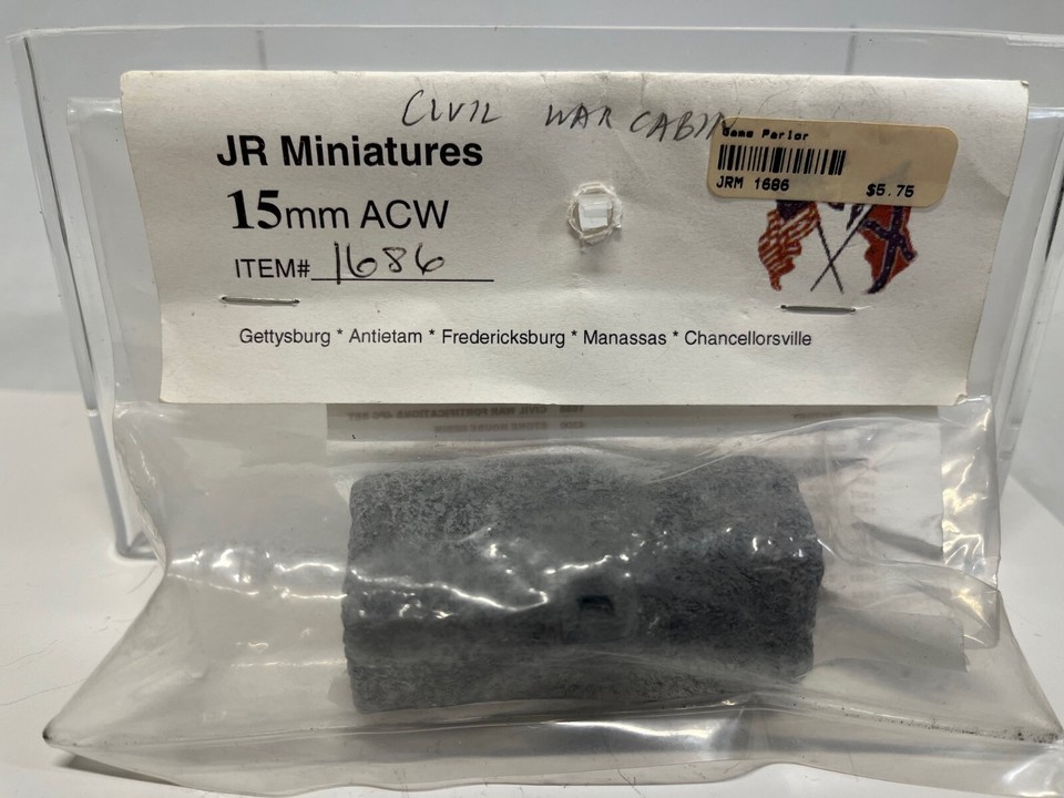 JR Miniatures American Civil War 3 Resin Buildings cabins 15MM | eBay
