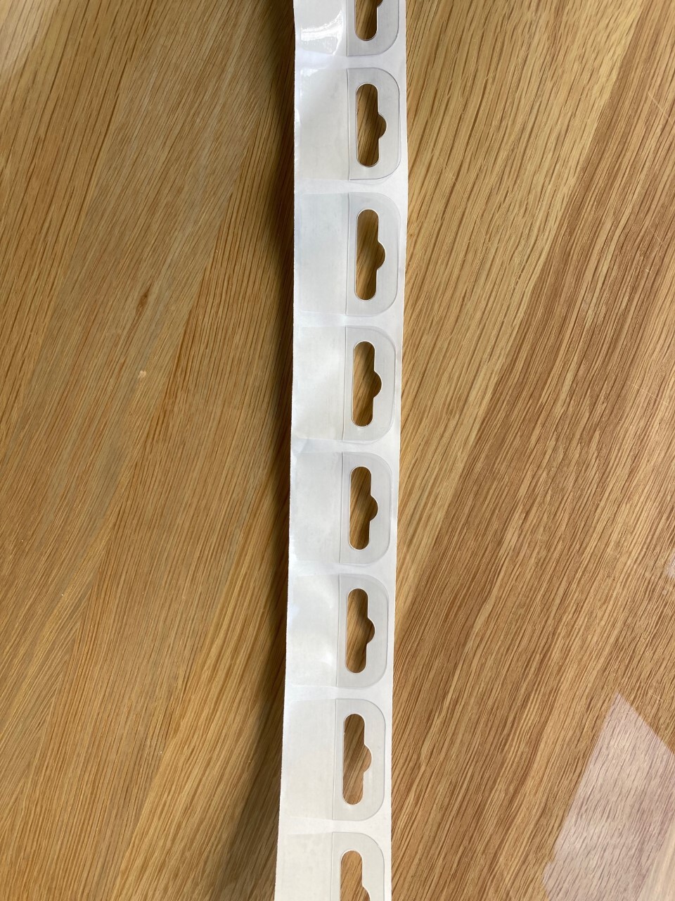 STICKY SELF ADHESIVE EURO SLOT HANGER TABS - RETAIL DISPLAY- PICK YOUR ...