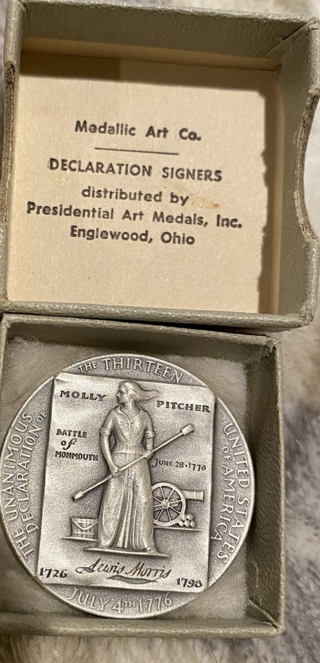 Lewis Morris Declaration Signer Metallic Art Co. | eBay